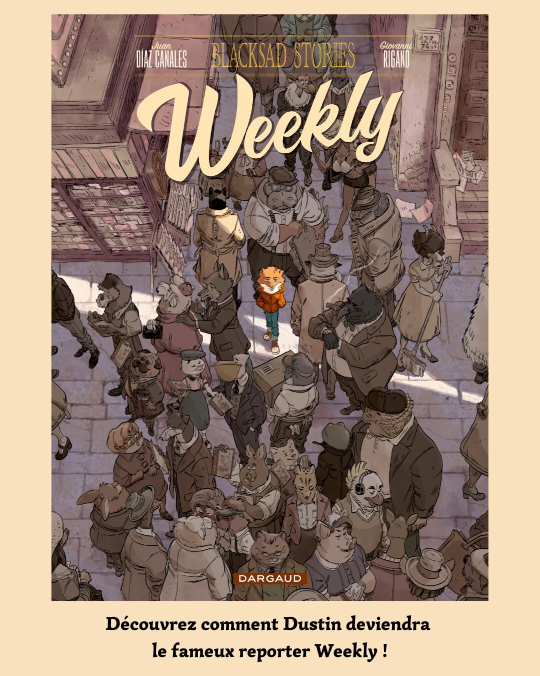 Giovanni Rigano opent Blacksad Stories met Weekly in de hoofdrol